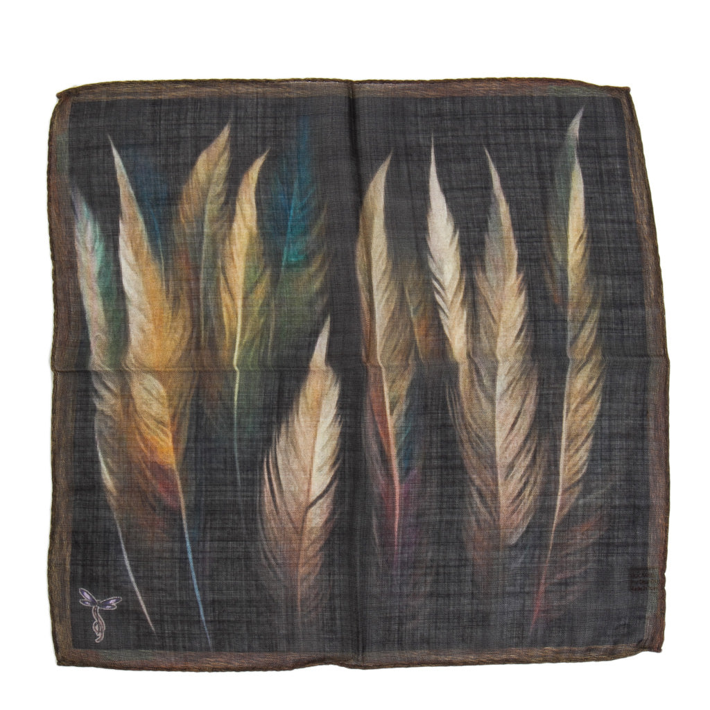 Fall Feathers Pocket Square – Dapper Classics®