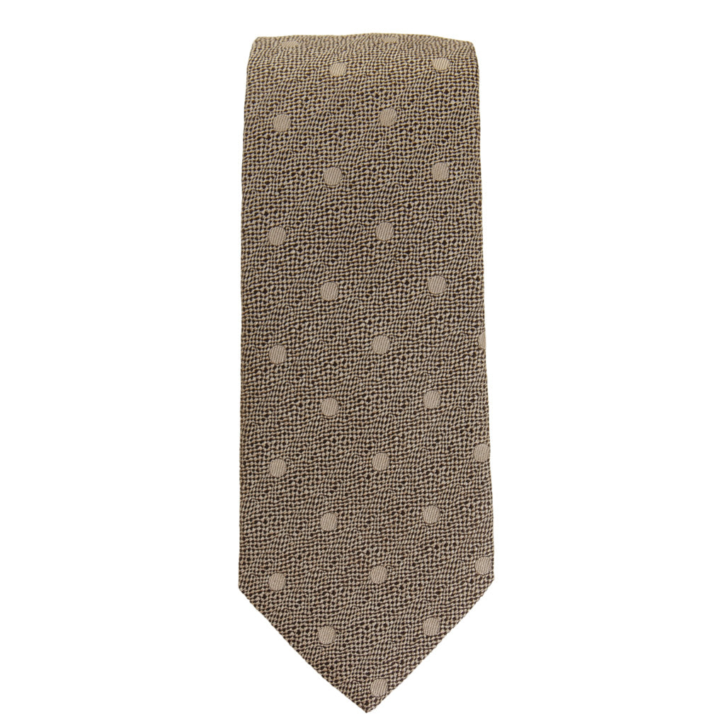 Tan with Dot Fine Silk Necktie – Dapper Classics®