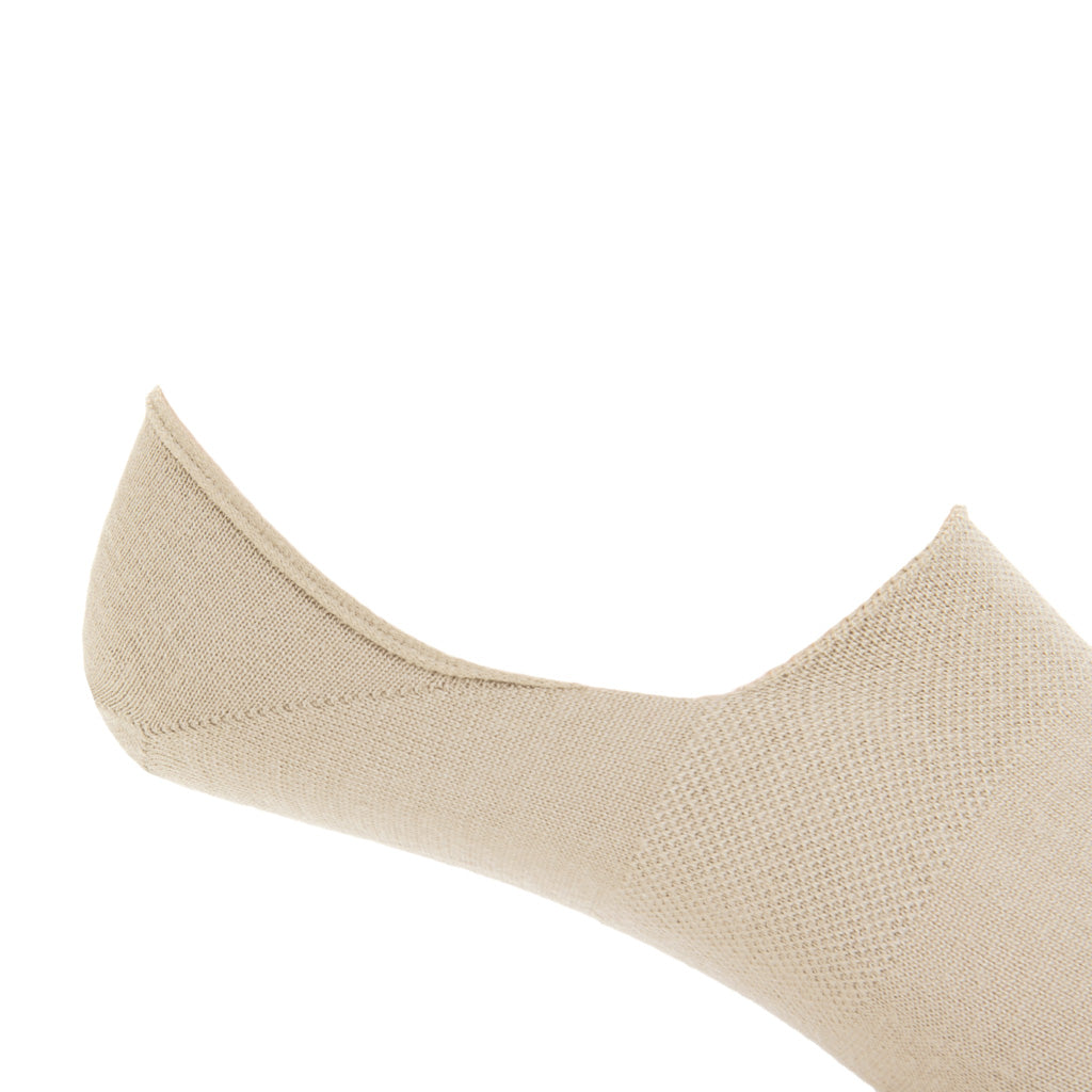 Tan Cotton High Vamp Sock Linked Toe No-Show – Dapper Classics®